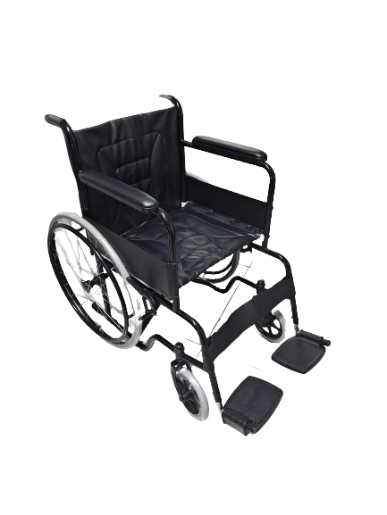Steel Wheelchair FS 875-46 "Leather Seat" | Yazbeck Medical