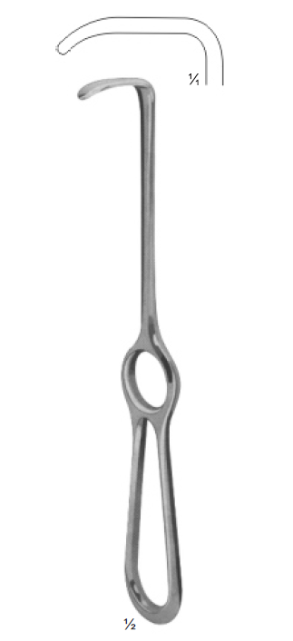 Langenbeck Retractor 40x10 MM, 22.5 CM (GN-4587) | Yazbeck Medical